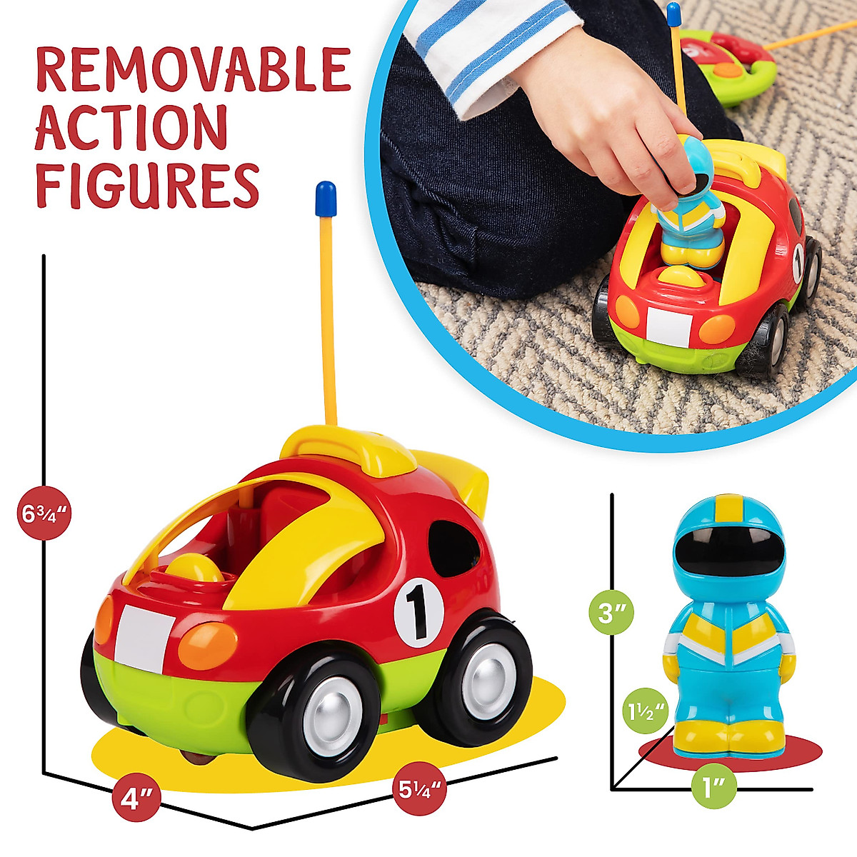 PREXTEX 2 Pack Cartoon Remote Control Cars - Police Car and Race Car and Five Small Plush Christmas Stuffed Animal House - Penguin Toy, Polar Bear Plush, Whale, Narwhal, Walrus, Toy Igloo