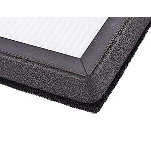 Nispira FLT5000 True HEPA Filter Replacement Compatible with GermGuardian Air Purifier AC5000, AC5000e, AC5250pt, AC5350b, AC5350bca, AC5350w, AC5300b, and Lowe’s Idylis IAP GG 125, 1 Pack