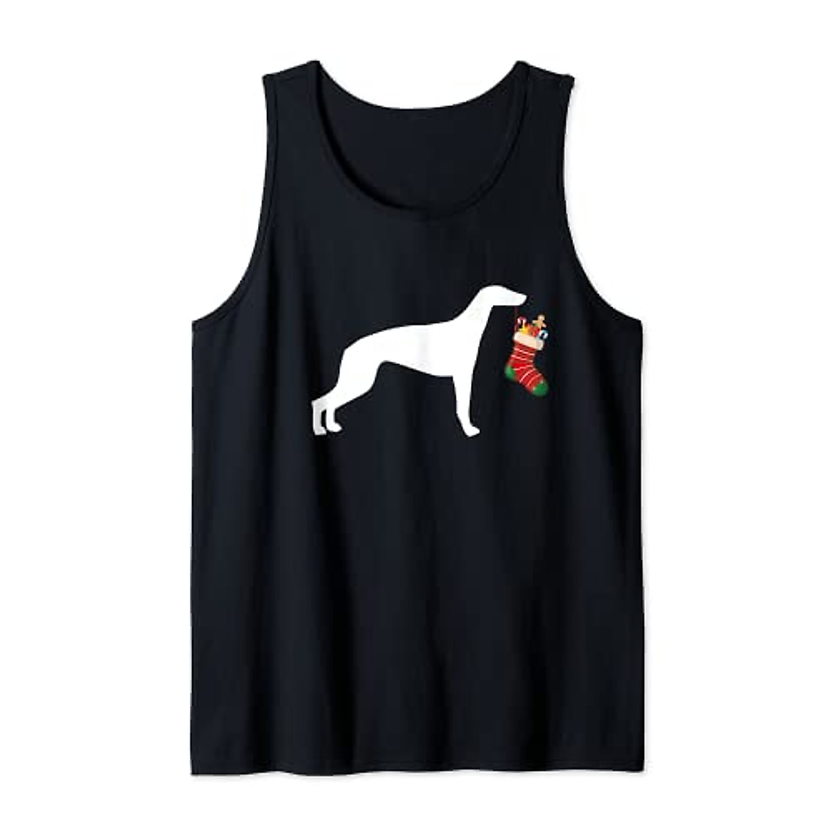 Greyhound Christmas Stocking Stuffer Dog Tank Top