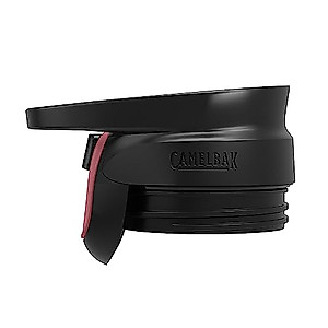 CamelBak Forge Flow Coffee & Travel Mug, Insulated Stainless Steel - Non-Slip Silicon Base - Easy One-Handed Operation - 20oz, Terracotta Rose