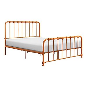 Lexicon Urbana Metal Bed, Full, Orange