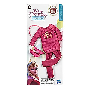 Disney Princess Comfy Squad Fashion Pack for Aurora Doll, Clothes for Disney Fashion Doll Inspired by Ralph Breaks The Internet Movie