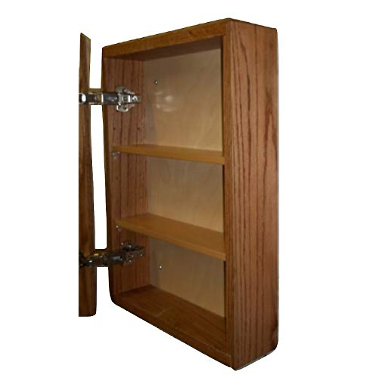Wallmount Oak Medicine Cabinet