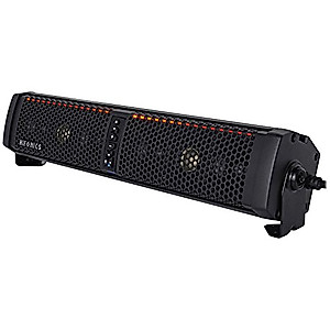 Hifonics TPS-6 Six-Speaker Bluetooth Polaris/ATV/UTV/RZR/Marine Soundbar System Bundle with Metra SK-BTX30L AGM Battery 420 CCA Crank Amps Compatible with Boat/ATV/UTV/Cart/Motorcycle