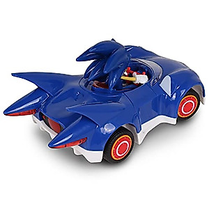 Sonic & Sega All-Stars Racing RC: Sonic - NKOK (681), 1:28 Scale 2.4GHz Remote Controlled Car, 6.5" Compact Design, Officially Licensed Sega Sonic The Hedgehog, Battery Powered, Ages 6+