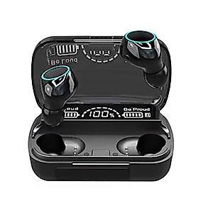 dazeni M30 Mini Wireless Bluetooth 5.2 Earbuds in Ear Light-Weight Headphones, True Wireless Noise Cancelling Ear Buds with Charging Case, Sport Earphones Built-in Mic IPX5 Waterproof Headset