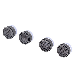 4Pcs .5mm Faucet Insert Filter Aerator Restrictor with Removal Wrench Water Saving Faucet Replacement Faucet Parts