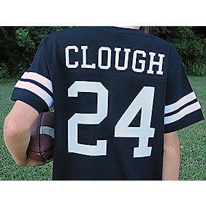 Custom Football Sport Jersey Toddler & Child Personalized with Name and Number (4T, Vintage Royal)