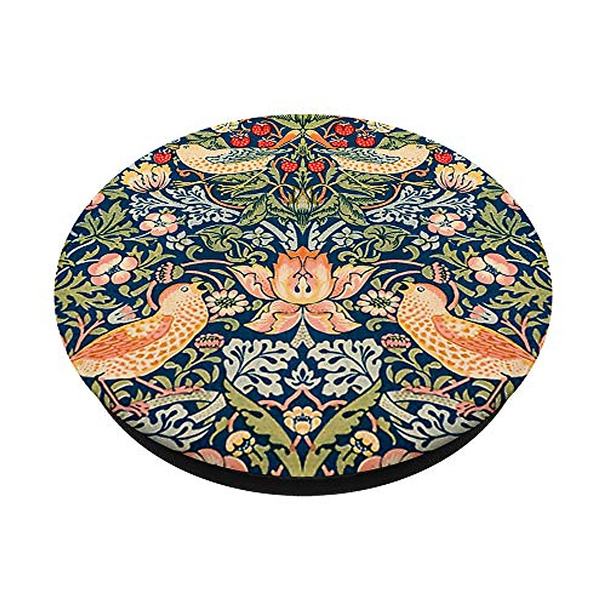 Bird Pattern Vintage Trees Plants Retro Botanical Leaves PopSockets Grip and Stand for Phones and Tablets