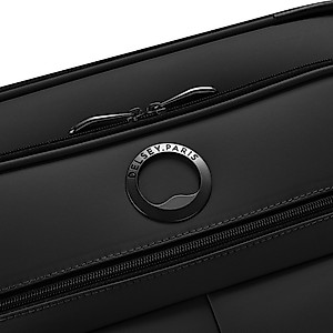 DELSEY Paris Sky Lite Softside Expandable Luggage with Spinner Wheels, Black, Carry on 19 Inch