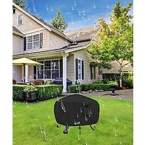 Taruimoo Fire Pit Cover Round for Fire Pit 22- 48 Inch,Outdoor Full Coverage Patio Round Firepit Cover with Built-in Vents ,Waterproof Dustproof Anti UV and Tear Resistant (36" D x 22" H)