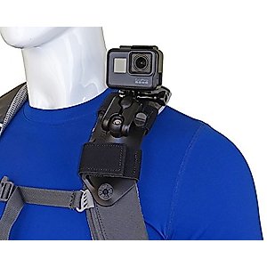 STUNTMAN Pack Mount - Backpack Shoulder Strap Mount for GoPro and Other Action Cameras