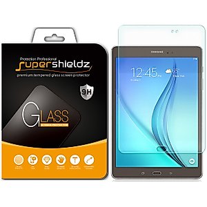 Supershieldz (2 Pack) Designed for Samsung Galaxy Tab A 8.0 (2015) (SM-T350 Model Only) Tempered Glass Screen Protector, Anti Scratch, Bubble Free