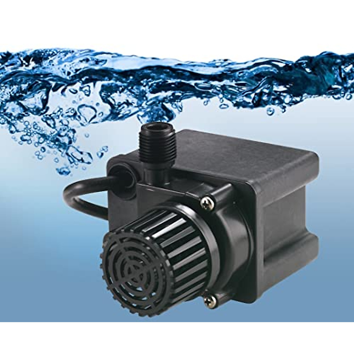 Little Giant PE-2.5F 115 Volt, 1/28 HP, 475 GPH Small Submersible Direct Drive Pump with 6-Ft. Cord, Black, 518600