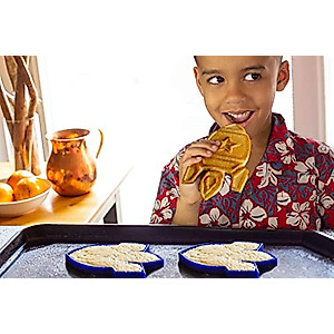 ZaveryCakes Devin The Rocket Ship Pancake and Egg Breakfast Non-Stick Silicone Mold for Kids