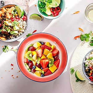 Hemoton 9 pcs Vintage Enamel Plate Fruit Plate Enamel Fruit Platter Vintage Salad Plate Enamel Washing Platter Vintage Enamelware Serving Platter Random Pattern