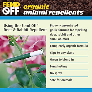 Fend Off Deer/Rabbit Organic Odor Clips, 25pk