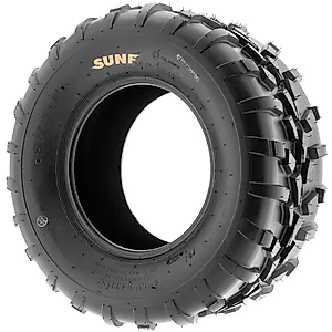 SunF 25x11-12 (25x11x12) ATV/UTV Off-Road Tire, 6PR, Directional Knobby Tread | A010