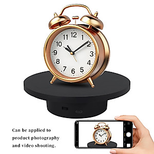 ComXim Electric Turntable for Painting (18cm Black)