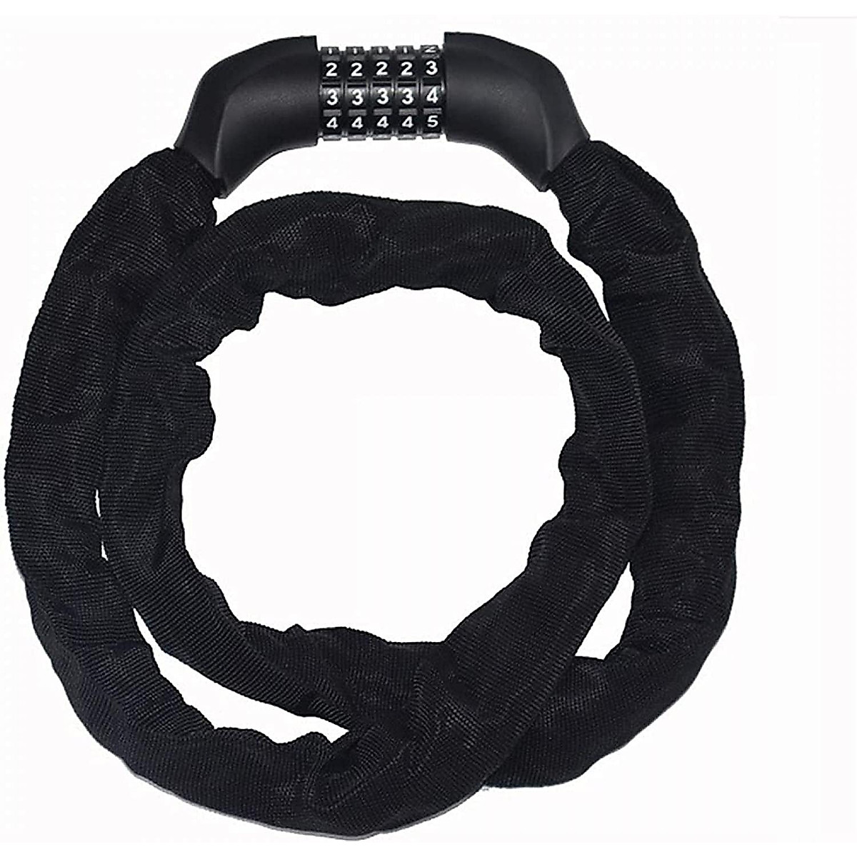 Bicycle Locks Heavy Duty Anti Theft Bike Lock 110cm Bike Chain Lock with 2 Keys Heavy Duty Multi-Purpose Anti-Theft Bicycle Cable Lock Easy to Carry