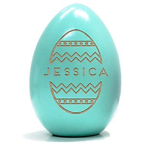 MYETCHEY Personalized Easter egg Easter basket stuffers for babies Baby Easter Easter gifts for toddlers Wood Easter Egg Easter basket stuffers for toddler (Egg)