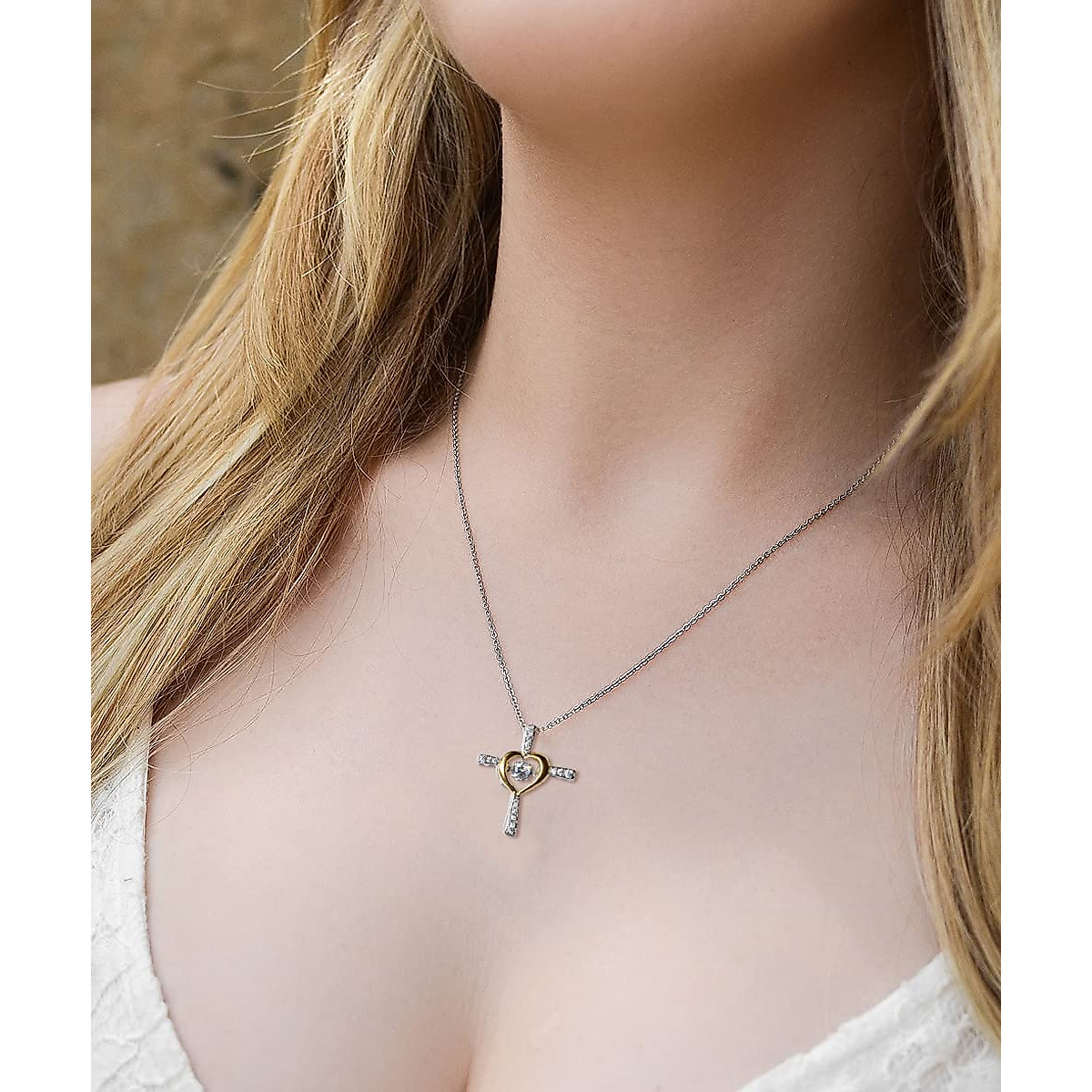 To My Soul Sister, Beautiful Cross Necklace, 925 Sterling Silver, Necklace Gifts For Best Friend, Necklaces For Bestie, Sister In Law Gifts, Gifts For Unbiological sister, BFF Gift
