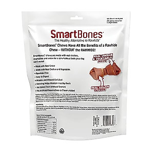 SmartBones Real Sirloin Mini Chews, 30 Count (Pack of 1)