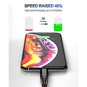 3Pack 3ft iPhone Charger, [ Apple MFi Certified ] 3 Foot iPhone Charging Cable, Nylon Braided 3 Feet Lightning Charger Cord for Apple iPhone 14 Pro Max/13/12 Mini/11/X/XS/XR/XS Max/8/7/6/5S Wire