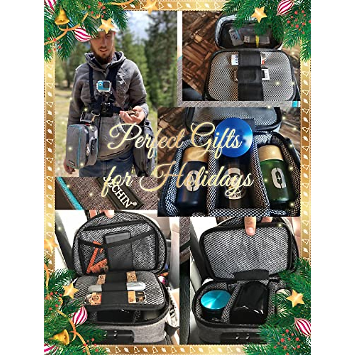 OZCHIN Large Storage Bag with Combination Lock for Lunch, File Organizer Case Container for Medicine, Travel