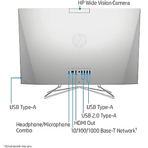 HP Pavilion 27 Touch Desktop 1TB SSD Win 11 PRO (Intel 11th gen Quad Core i7 Processor and Turbo Boost to 4.70GHz, 16 GB RAM, 1 TB SSD, 27-inch FullHD Touchscreen, Win 11 Pro) PC Computer All-in-One