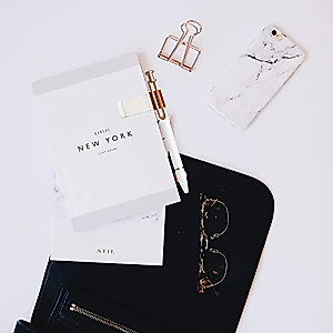 4Pcs Pen Clip for Notebook Pen Loop Holder for Notebooks PU Leather Pen Holder Pen Sleeve Pen Clips for Journal, Planner, Notebook