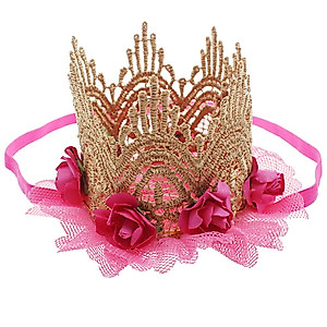 3rd 4th Birthday Outfit Baby Girls T-Shirt Top Vest Mini Tutu Skirt Crown Headband Three Four Years Cake Smash Photo Shoot Princess Kids Third Fourth Birthday Outfit Boho Party Hot Pink 3-4T