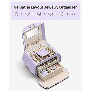 Vlando Princess Style Jewelry Box from Netherlands Design Team, Fabulous Girls Gift (Lavender)