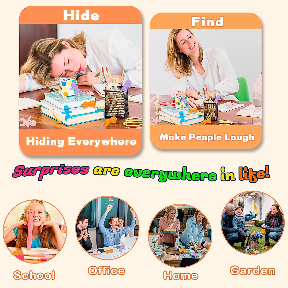 ZYFLSQ 120 Mini Plastic Babies, 12 Colors Tiny Plastic Babies Figurines 1 Inch Mardi Gras King Cake Babies Bulk, Fun Tiny Babies for King Cake & Ice Cubes Baby Shower Game