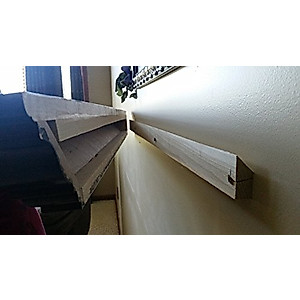 U Pick Size & Finish Rustic Wood Beam Floating Shelf Fireplace Mantel