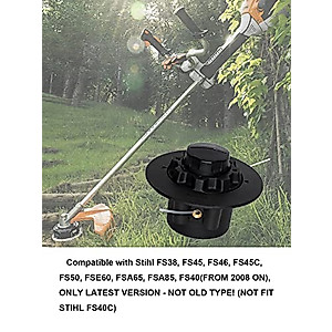 Autocut FS45 C5-2 Trimmer Weed Head Replaces 4006 710 2106, 4006 710 2103 for Stihl FS38 FS40 FS40C FS40CE FS45 FS45C FS46 FS46C FS50 FS50CE FSE60 FSE71 FSE81 String Trimmer Brush Cutter