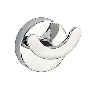 WENKO, Chrome, Towel Vacuum-Loc System, No Drilling Wall Hook, Rustfree, Dimensions 1.57 x 2.56 x 2.36 in, 4x6,5x6 cm