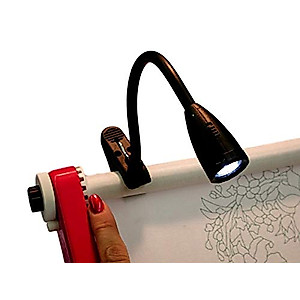 Edmunds All Purpose Clip On Led Light, 8in ,Black