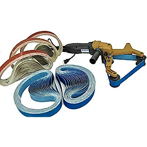 40A & 100 Belts Pipe Polisher Grind Sander by BLUEROCK Tools Belts fits Metabo