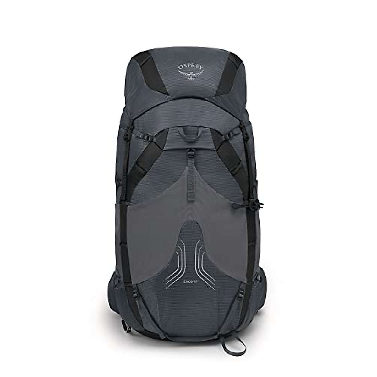 Osprey Exos 58L Men's Ultralight Backpacking Backpack, Tungsten Grey, L/XL