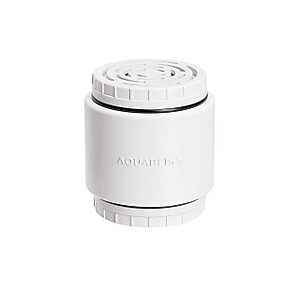 AquaBliss HD Revitalizing Shower Filter Replacement Cartridge - 2x Vitamin C + Mineral for Silky Hair, Glowing Skin, Strong Nails | KDF/CS/VC for Chemicals, Chlorine, Sediment (SFC400)