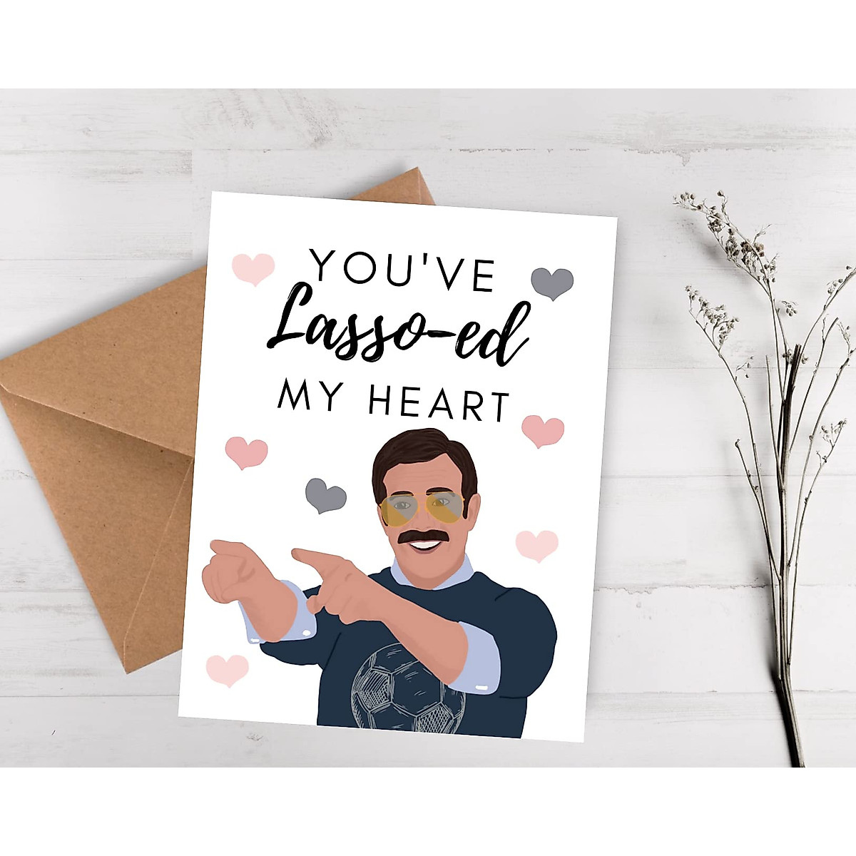 BALOR You have Lasso-ed My Heart / Valentine Day card / I love you card / card for him / gift for her / anniversary card / funny birthday card