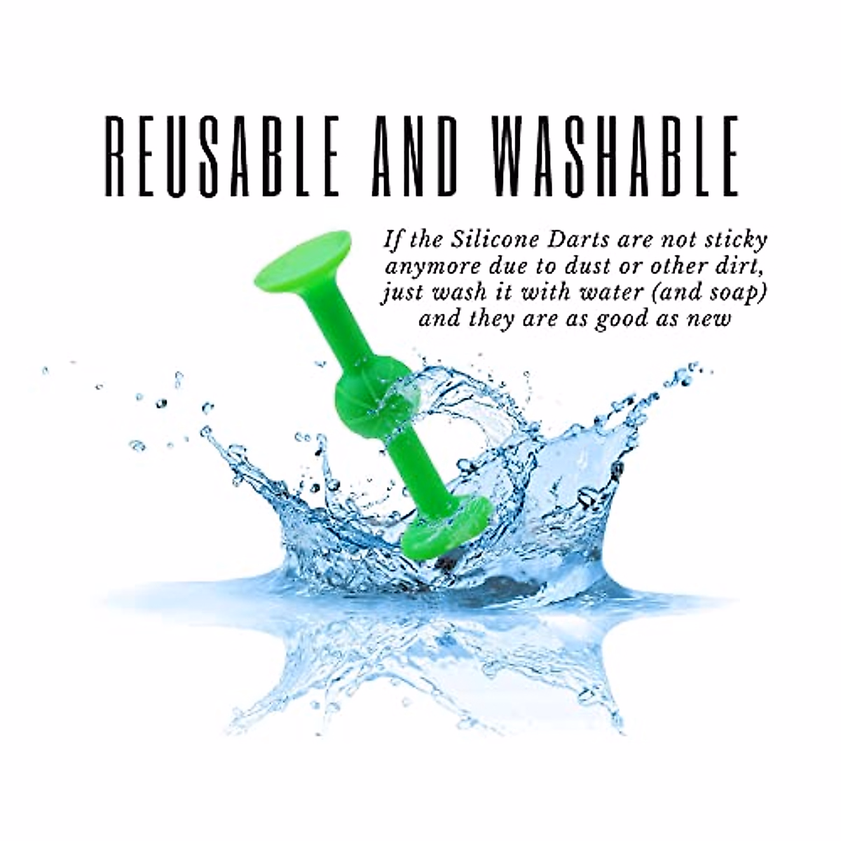 Family Darts Game, Christmas Suction Cup Silicone Darts Game, Stocking Stuffer Gift, Outdoors/Indoors, Camping Game, Kids and Adults Party Game, Fidget Toys, 10 Pieces for 2 Teams, green and blue