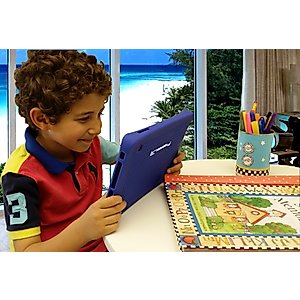 LINSAY Kids Tablet PC Newest Android 9.0 WiFi Kid-Proof Quad Core 2GB Ram 16GB of Internal Storage up to 256 GB External SD Card. Learning Device, Millions of Apps- Dual Camera Google Certified