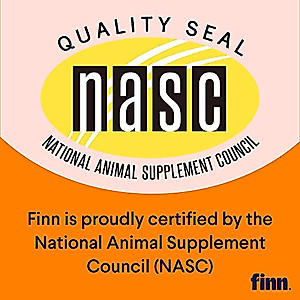 Finn Hip and Joint Supplement for Dogs | Glucosamine, Chondroitin & MSM for Arthritis, Inflammation, and Mobility Support | with Turmeric, BioPerine and B-Vitamins | 90 Soft Chew Treats