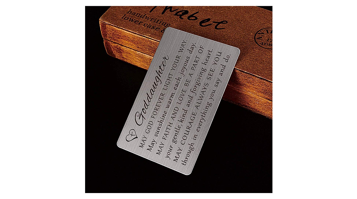 Engraved Goddaughter Gifts Card for Every Occasion