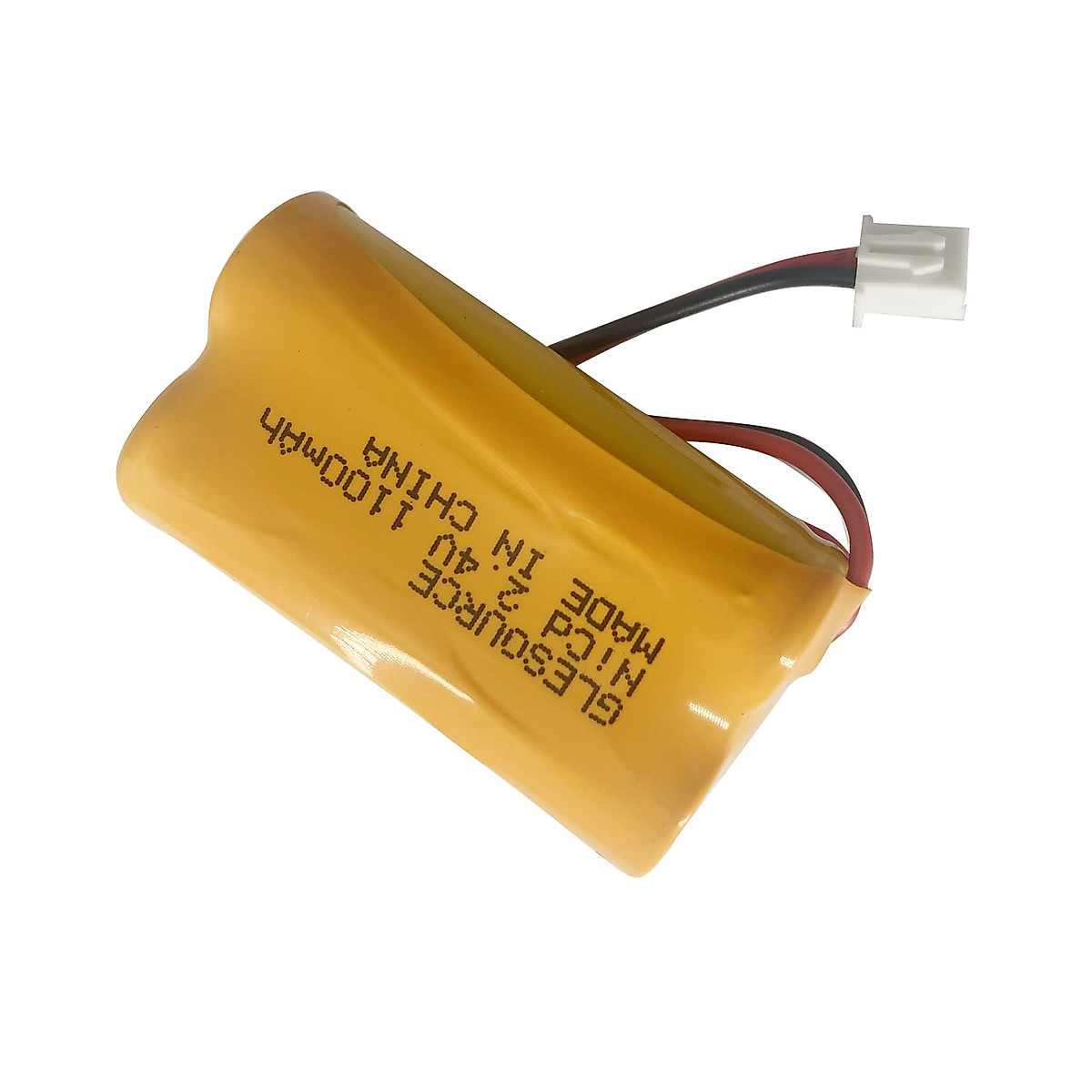 GLESOURCE (2 Pack 2.4V 1100mAh Battery Replacement for Exit Sign Emergency Light Exitronix 10010036 Lithonia 10010034 Interstate NIC1394 BEL-179