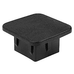 cueclue Pack-1 Trailer Hitch Cover, 2" Rubber Trailer Hook Protection Cover, Dustproof and Waterproof Trailer Receiver Tube Plug Cap for Most Cars, Trucks (Black)