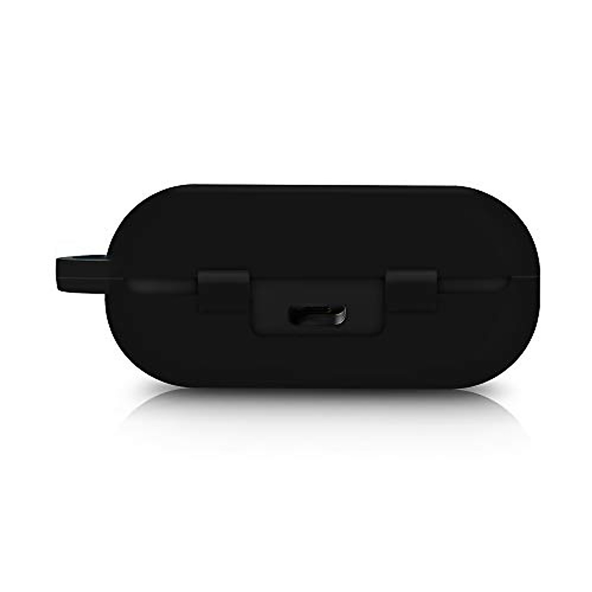 kwmobile Case Compatible with Anker Soundcore Liberty Neo Case - Silicone Cover Holder for Earbuds - Black