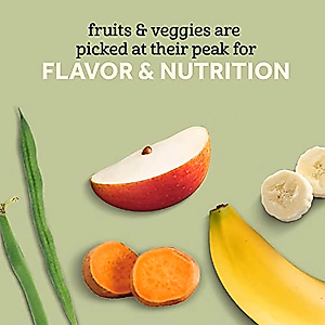 Gerber Natural for Baby 1st Foods Baby Food Jar, Apple, Made with Natural Fruit & Vitamin C, Non-GMO Pureed Baby Food, 4-Ounce Glass Jar (Pack of 10 Jars)